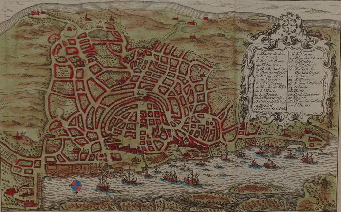 Plan de Goa by BELLIN. Jacques-Nicolas, | Harrison-Hiett – Rare Books