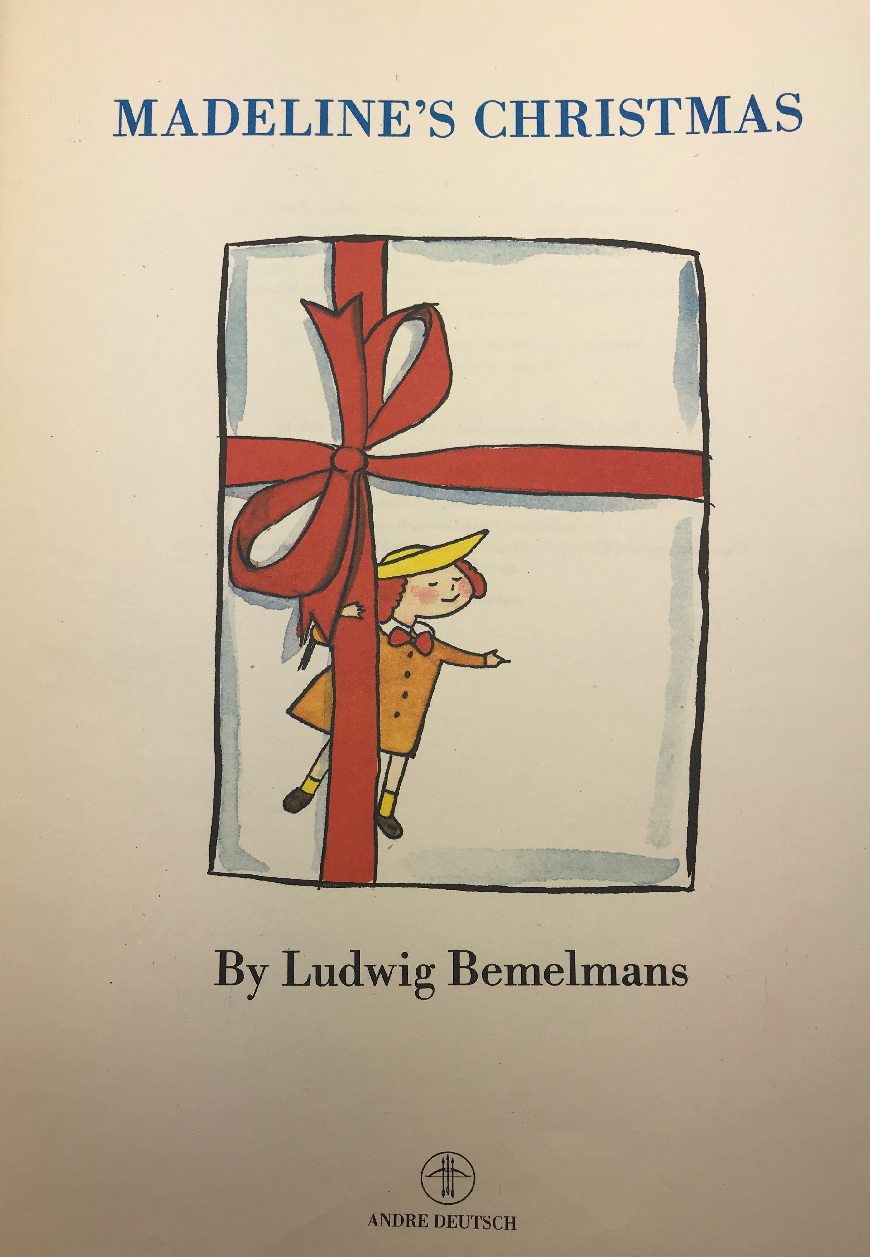Madeline's Christmas by BEMELMANS, Ludwig - Harrison-Hiett - Rare Books