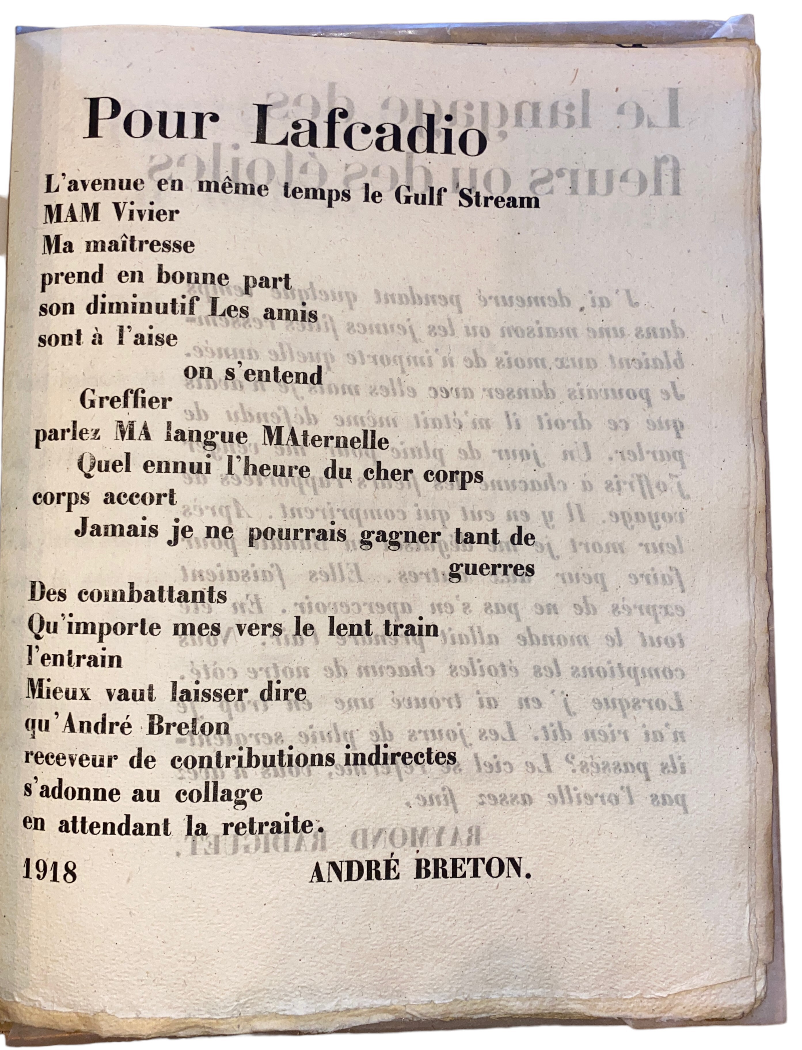 AUJOURD’HUI. Musiques, poëmes, dessins, prose. Revue des valeurs ...