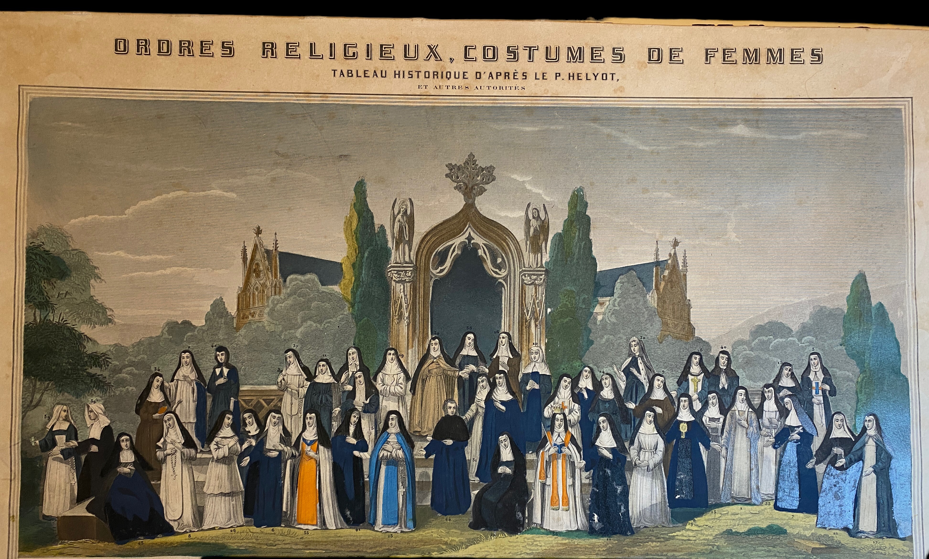 Ordres religieux, costumes de femmes. by HELYOT, Pierre | Harrison ...