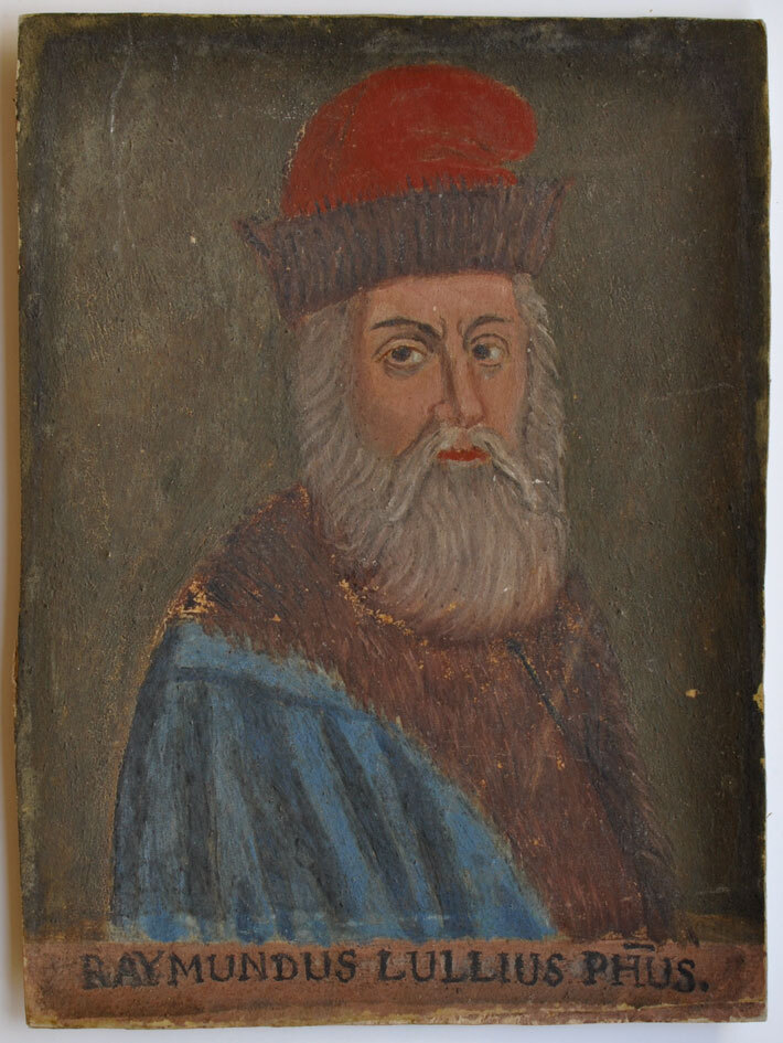 Portrait. by LLULL, Ramon. - Justin Croft