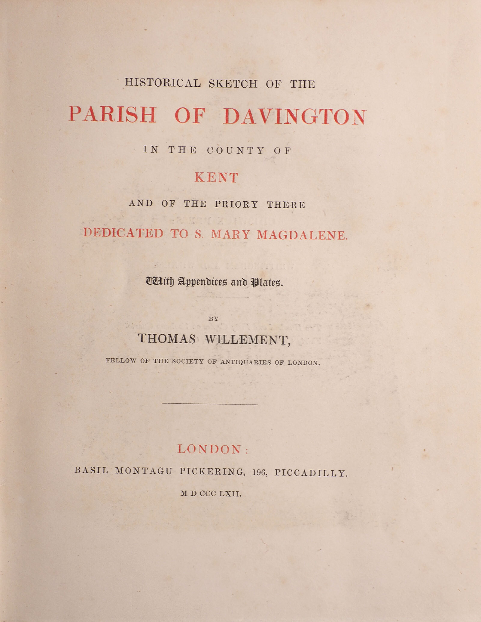 Historical Sketch of the Parish of Davington in the County… | Justin Croft