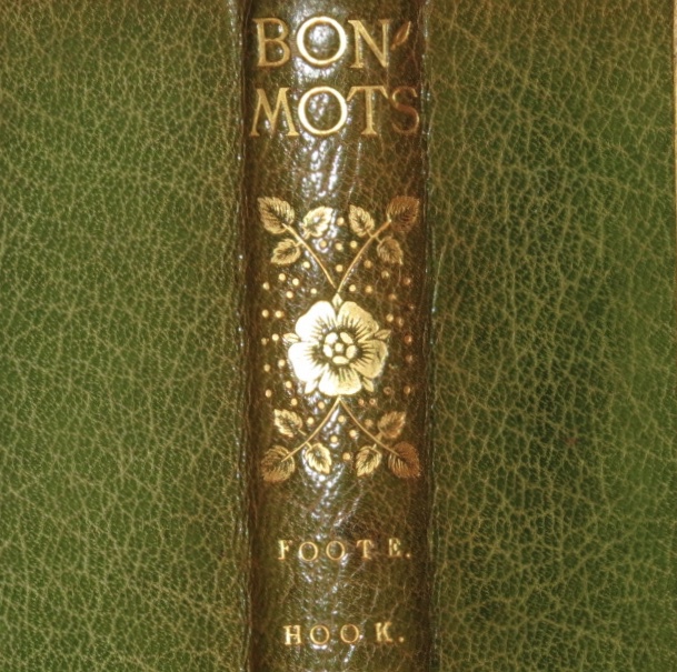 Bon-Mots. by FOOTE, Samuel and HOOK, Theodore - McConnell Fine Books