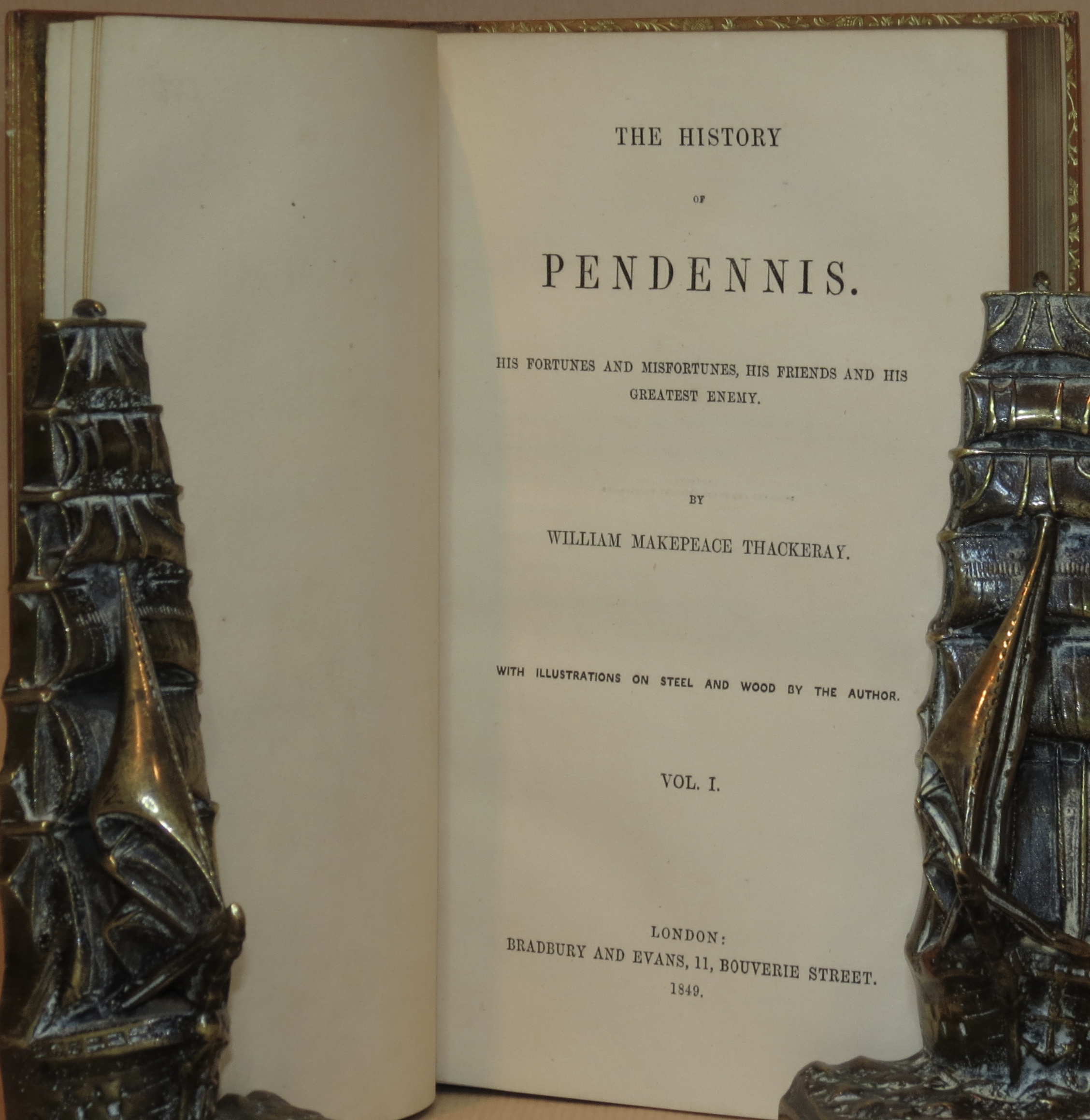 The History of Pendennis. by THACKERAY, William Makepeace - McConnell ...