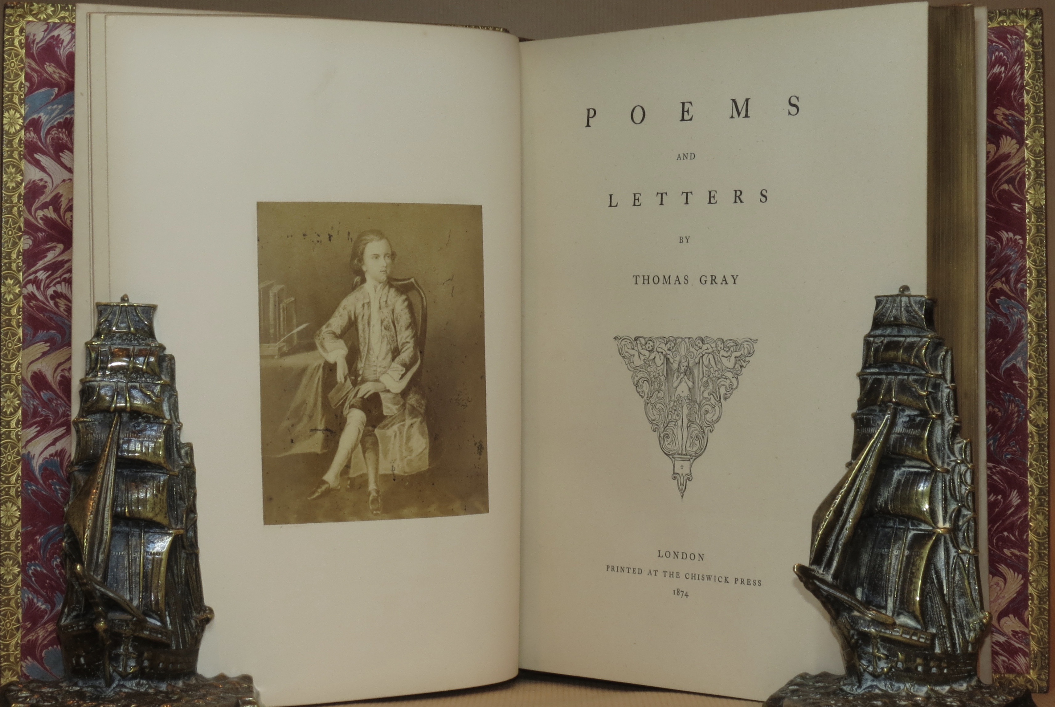 Poems and Letters by Thomas Gray. by GRAY, Thomas - McConnell Fine Books