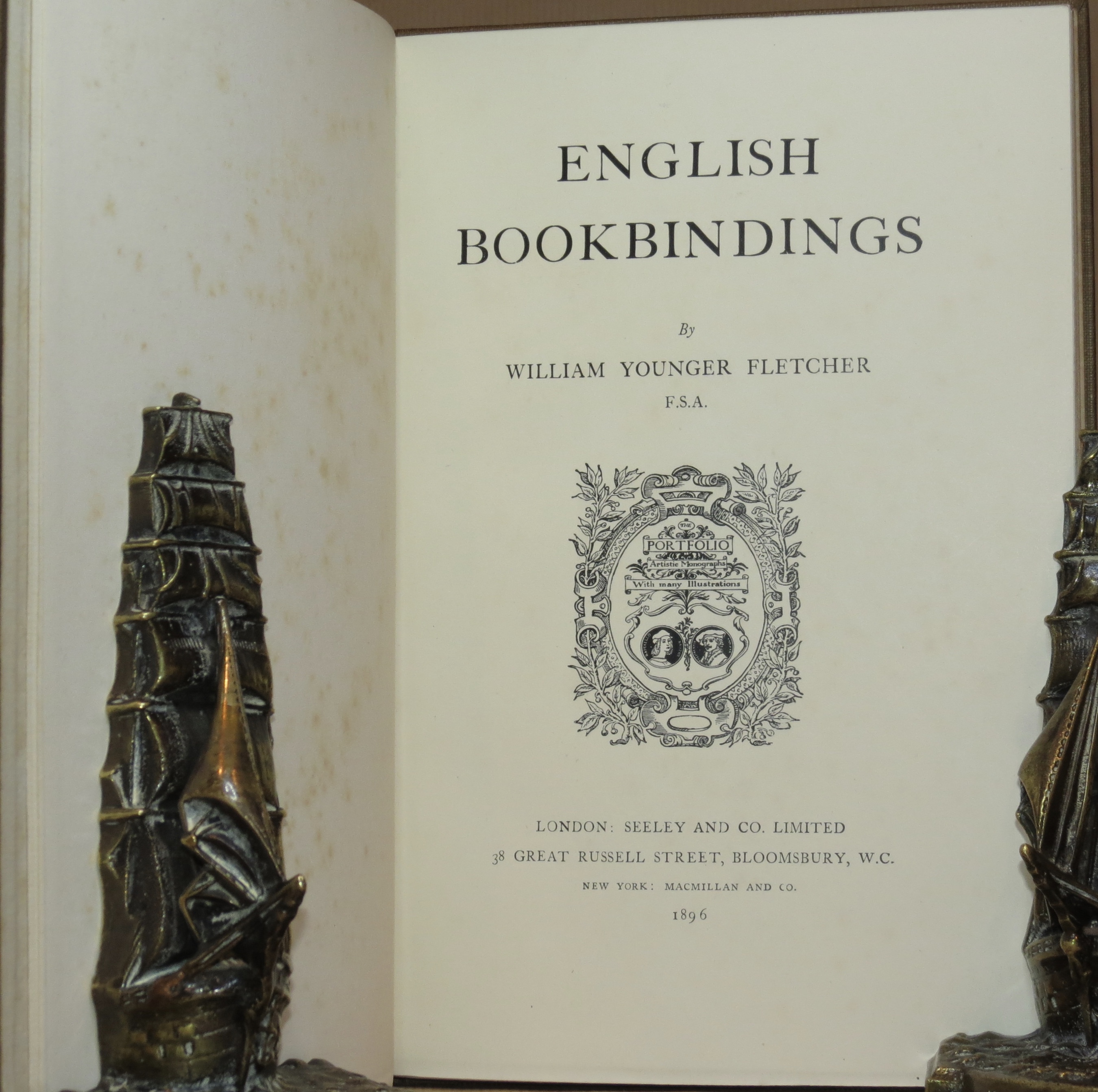 English Bookbindings. by FLETCHER, William Fletcher | McConnell Fine Books
