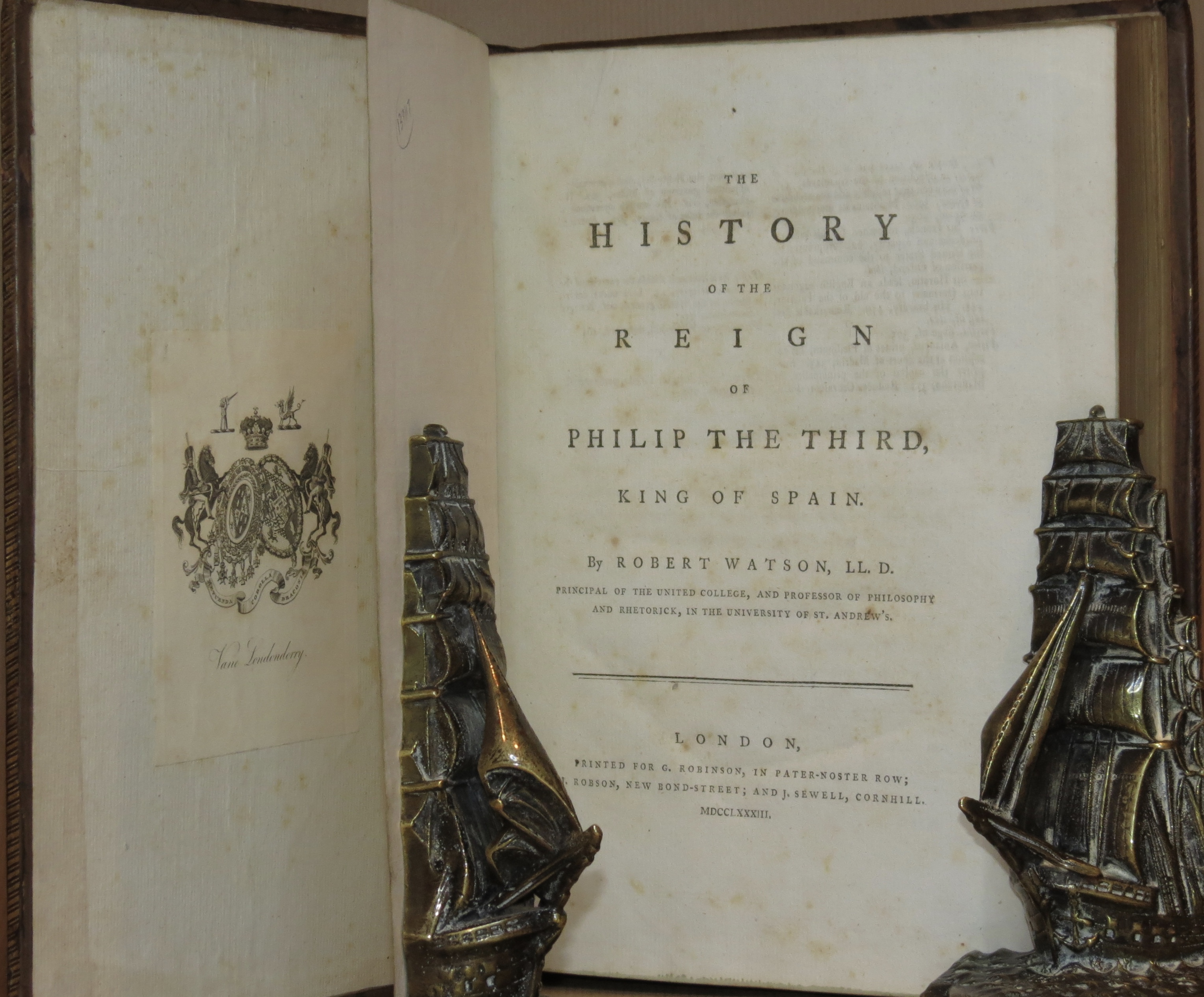 The History of the Reign of Philip the Third, King… | McConnell Fine Books