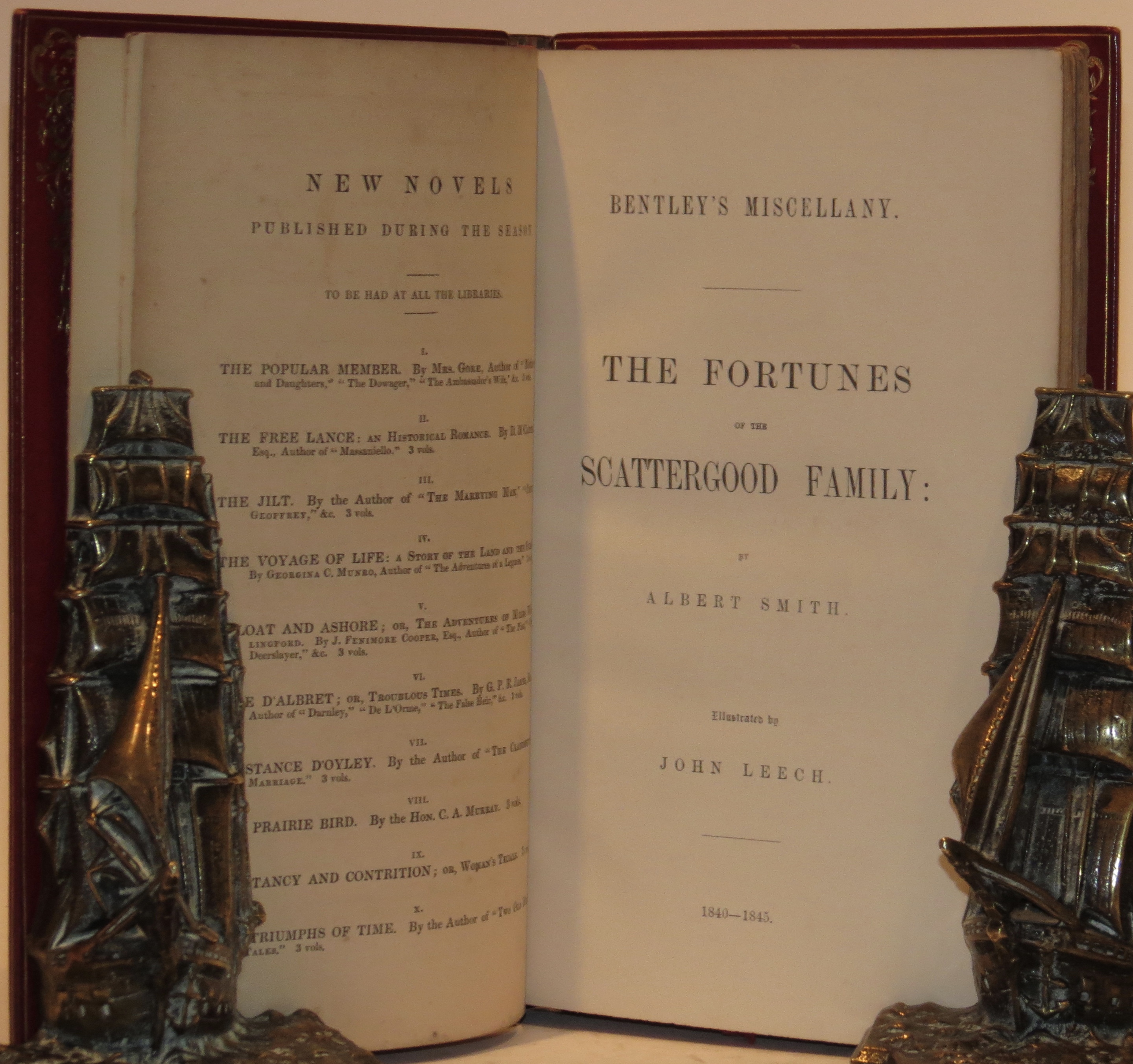 The Fortunes of the Scattergood Family. Illustrated by John Leech ...