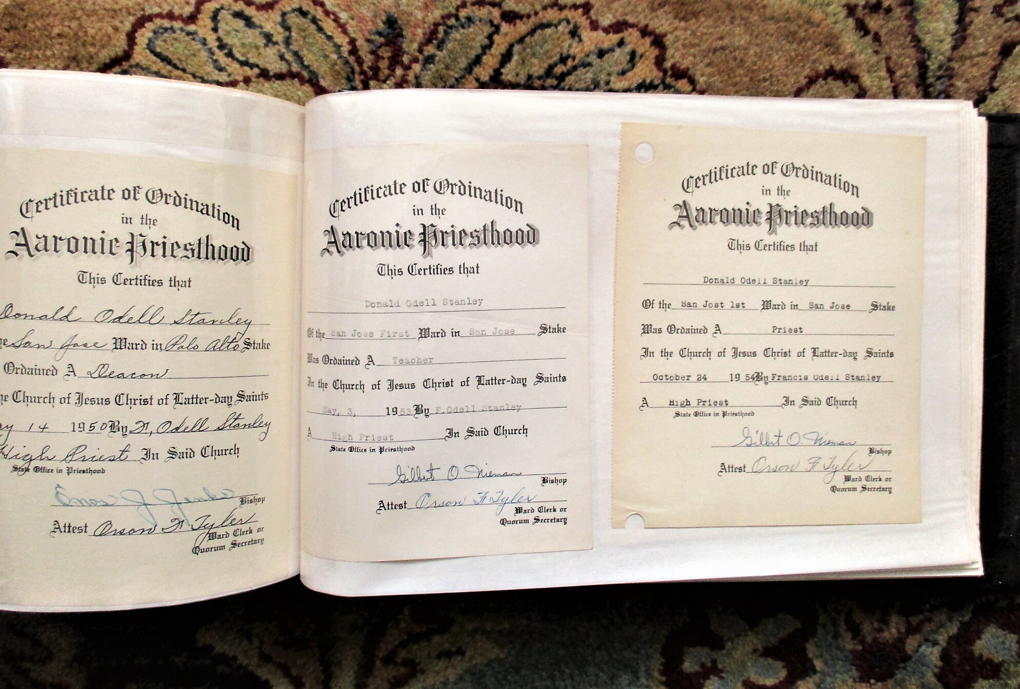 STANLEY & RELATED FAMILIES MORMON GENEALOGY including 530 PEDIGREE ...