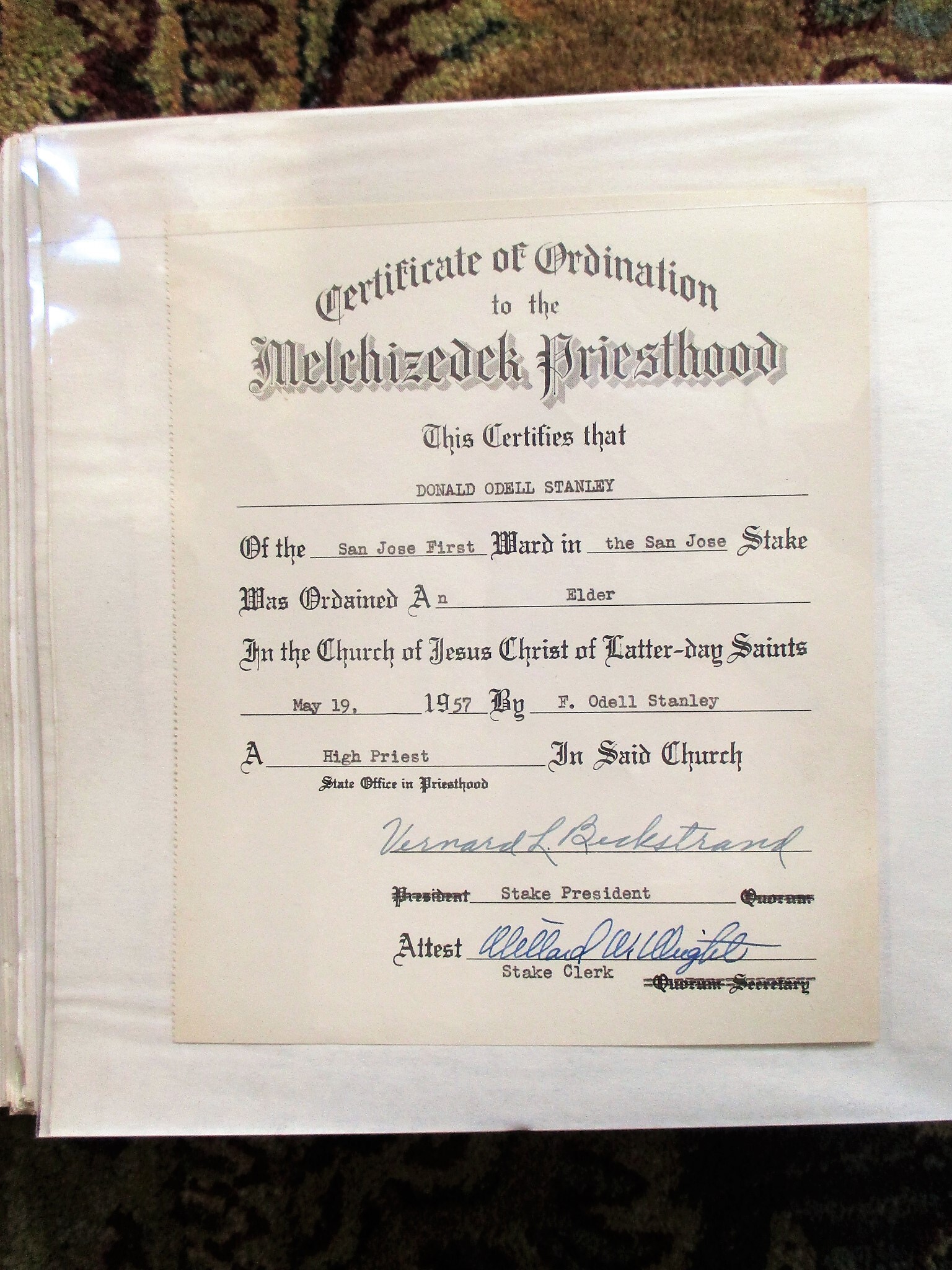 STANLEY & RELATED FAMILIES MORMON GENEALOGY including 530 PEDIGREE ...